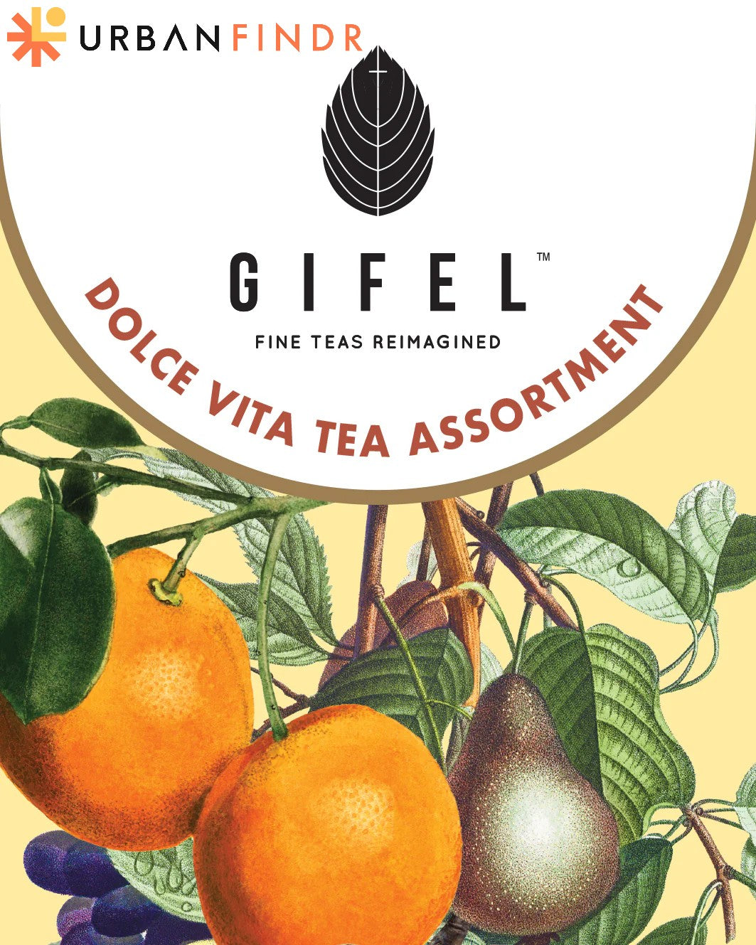 Gifel Tea. Dolce Vita Tea Assortment (25 sachets) - Gifel Tea – UrbanFindr